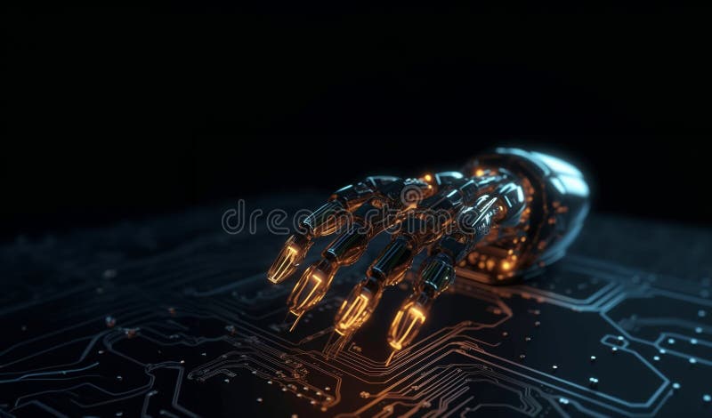 Robot Hand Artificial Intelligence Ai Self Learning Improving Development Problem Solving ...