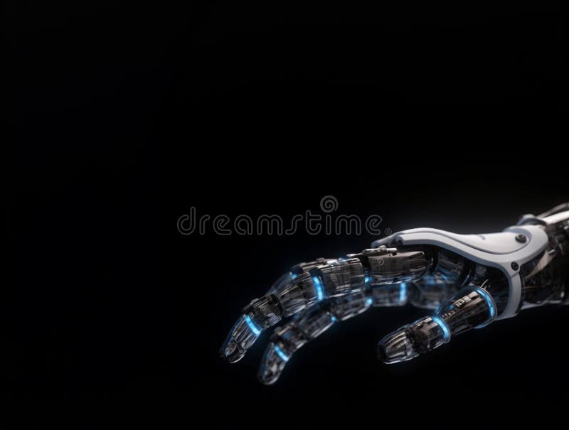 Robot Hand Artificial Intelligence Ai Self Learning Improving ...
