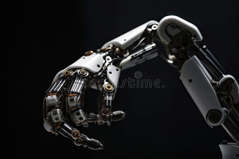 Robot Hand, Equipped with Delicate Forceps, Grasping and Manipulating ...