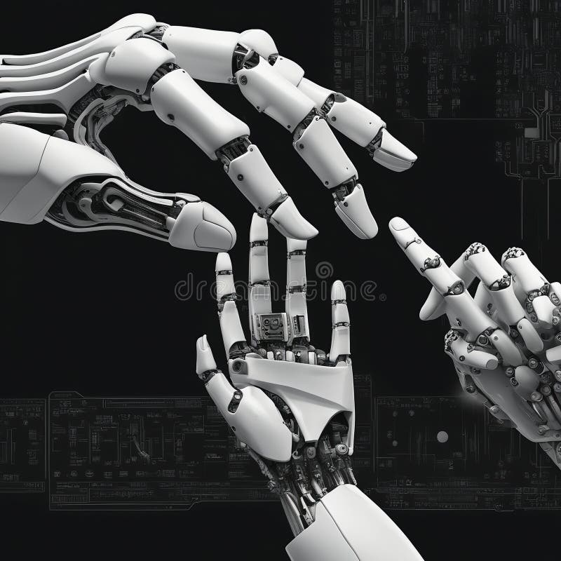 Robot Hand, Future Technology Will Make Work Easier. Prosthetic Hand ...