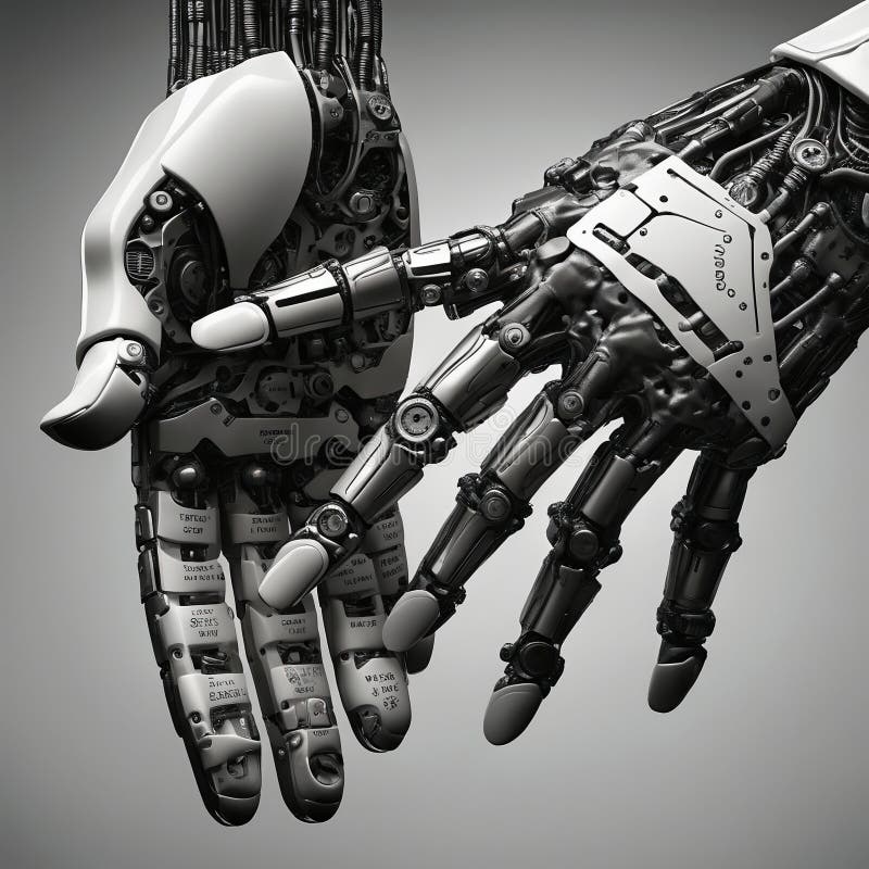 Robot Hand, Future Technology Will Make Work Easier. Prosthetic Hand ...