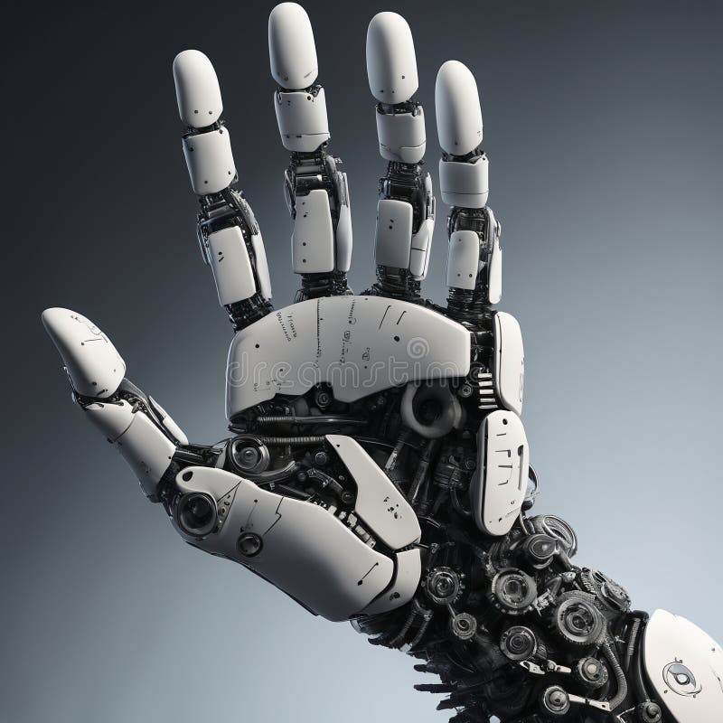 Robot Hand, Future Technology Will Make Work Easier. Prosthetic Hand ...