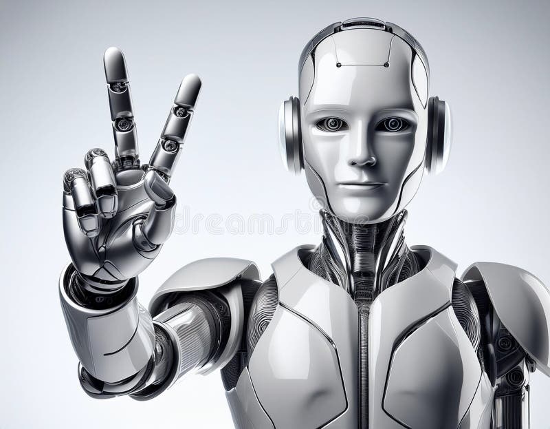 Robot Hand Giving Peace Sign Stock Photos - Free & Royalty-Free Stock ...