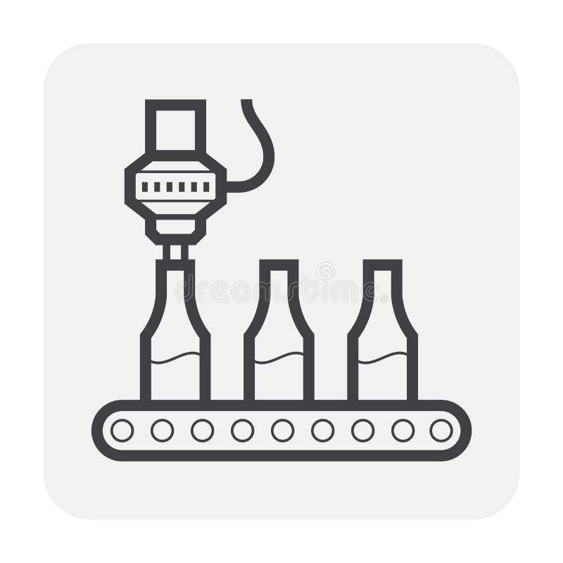 Robot hand icon stock vector. Illustration of industry - 189052189