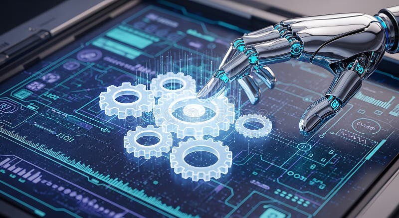 AI-Powered Gear System Optimization Stock Photo - Image of development ...