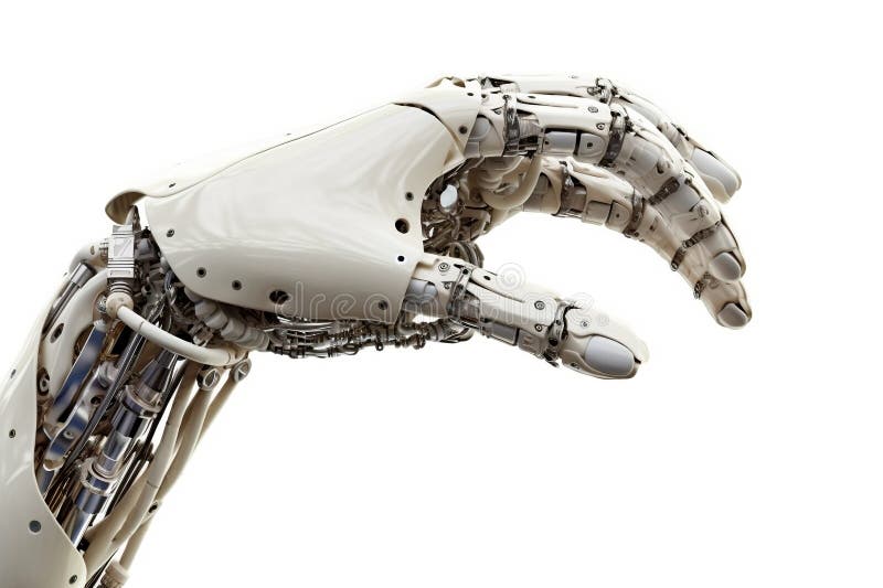 Robot Hand Giving Thumbs Up Isolated on Transparent Background. AI ...