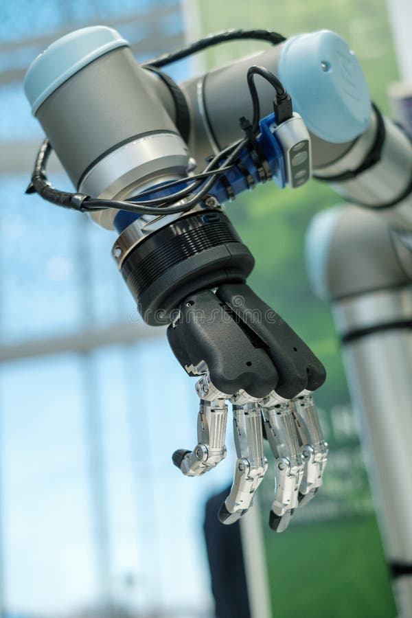 Robot hand macro close up stock photo. Image of cyborg - 147237294