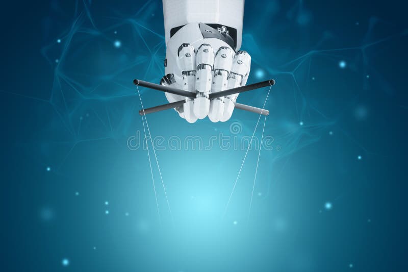In the Robot Hand, a Means To Control Humanity As Puppets. Neural ...