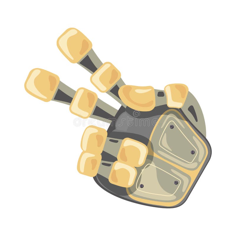 Robot Hand. Mechanical Technology Machine Engineering Symbol. Hand ...