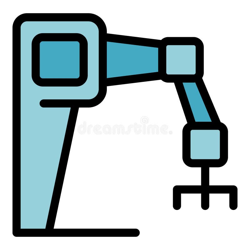 Robot Hand Overview Icon Vector Flat Stock Vector - Illustration of ...