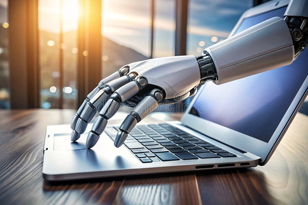 AI Technology: Robot Hand Interfacing with Computer for Smart Solutions ...