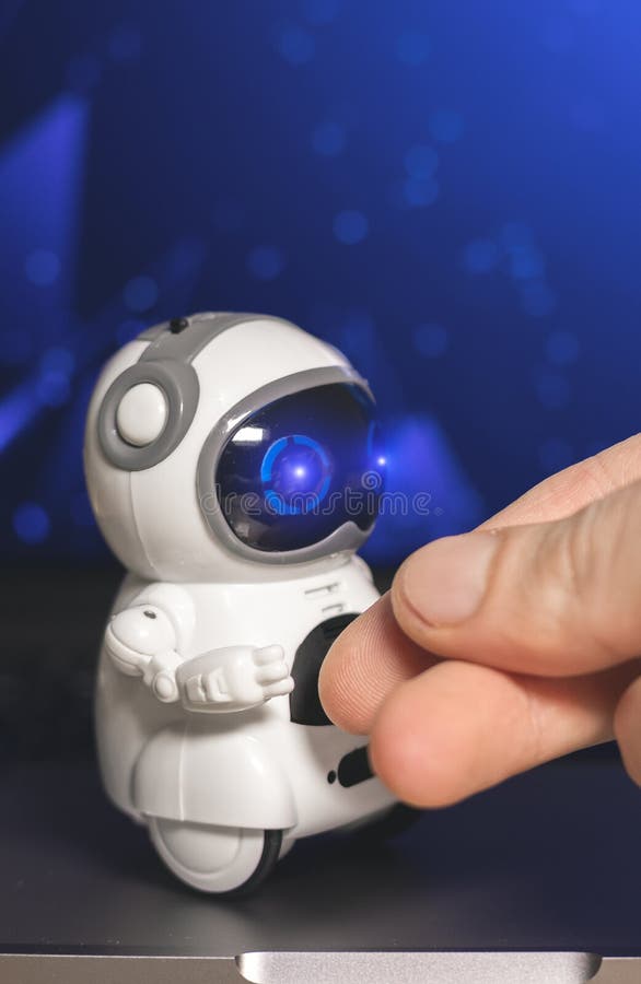 Robot Handshake with People. Digital Age Development Stock Photo ...