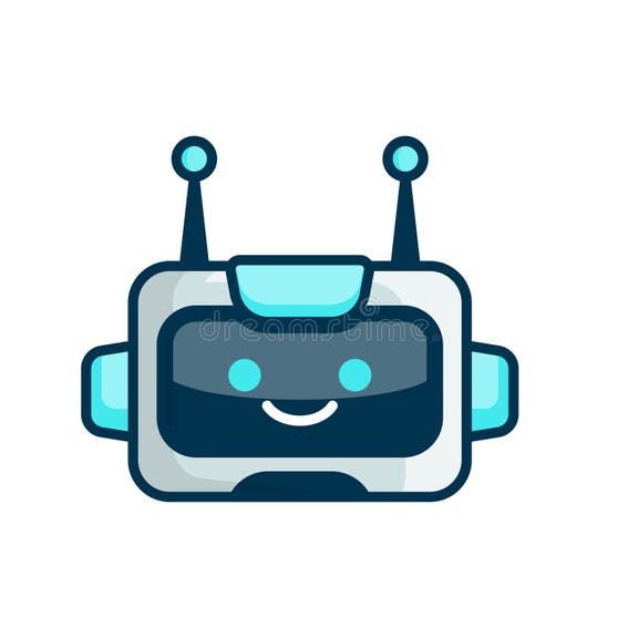 Robot Head Avatar Vector Design. Cartoon Robot Head Icon Stock Vector ...