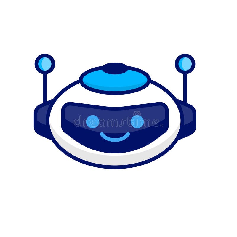 Robot Head Avatar Vector Design. Cartoon Robot Head Icon Stock Vector ...