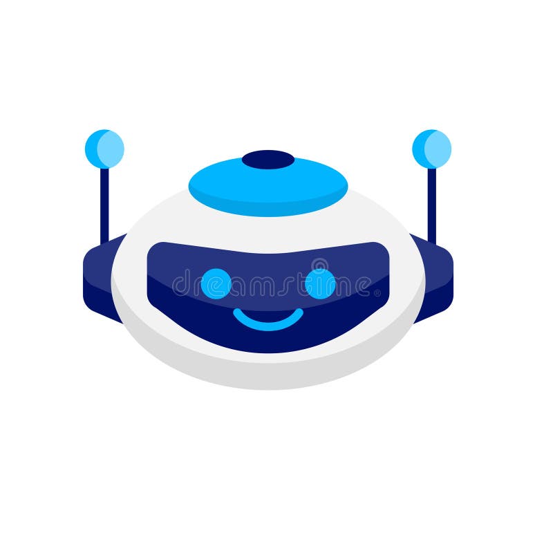 Robot Head Avatar Vector Design. Cartoon Robot Head Icon Stock Vector ...