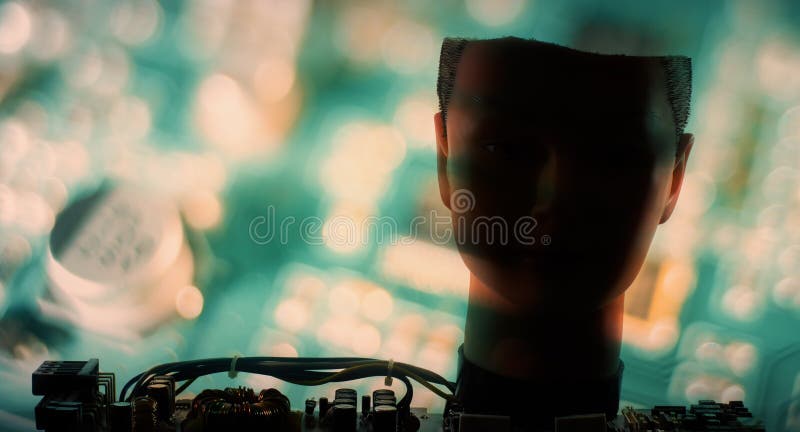 Secret Technology Robot Ai Test Stock Photo - Image of learning ...