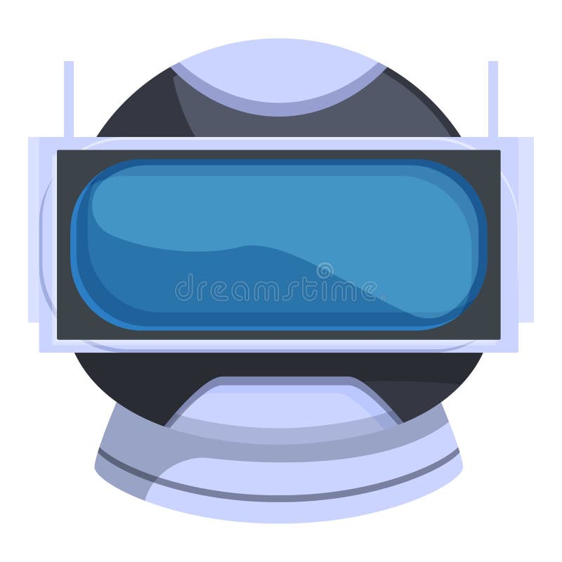 Robot Head Displaying Futuristic Technology Concept Stock Vector ...
