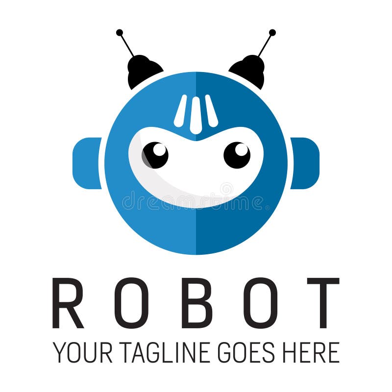 Head of Robot, Nice and Simple Concept Stock Vector - Illustration of ...