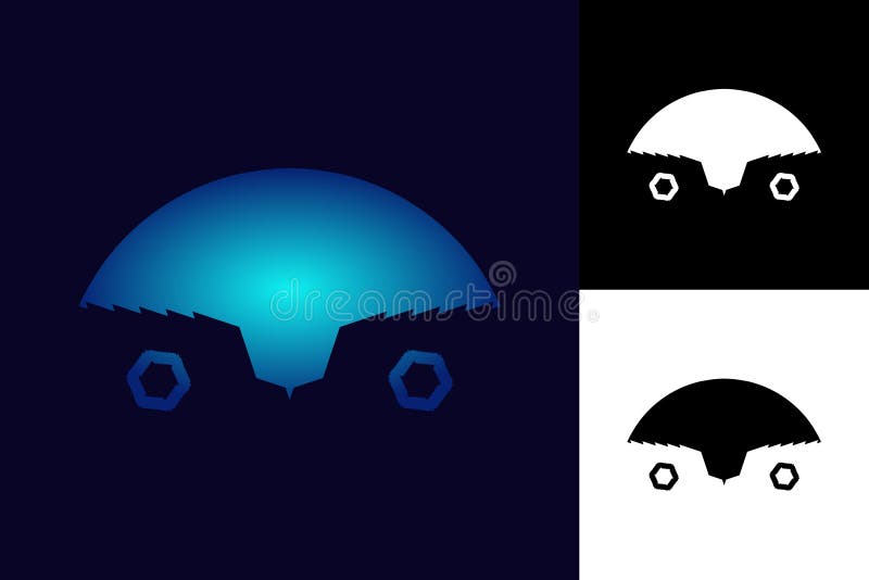 Robot Head Logo. Robotic Mascot Esport Logo Design Stock Vector ...