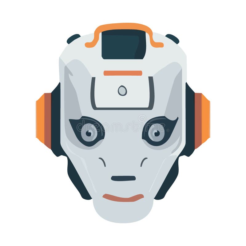 A Robot Head Vector Illustration. Humanoid Robot Head Stock Vector ... A Robot Head Vector Illustration. Humanoid Robot Head Stock Vector ...