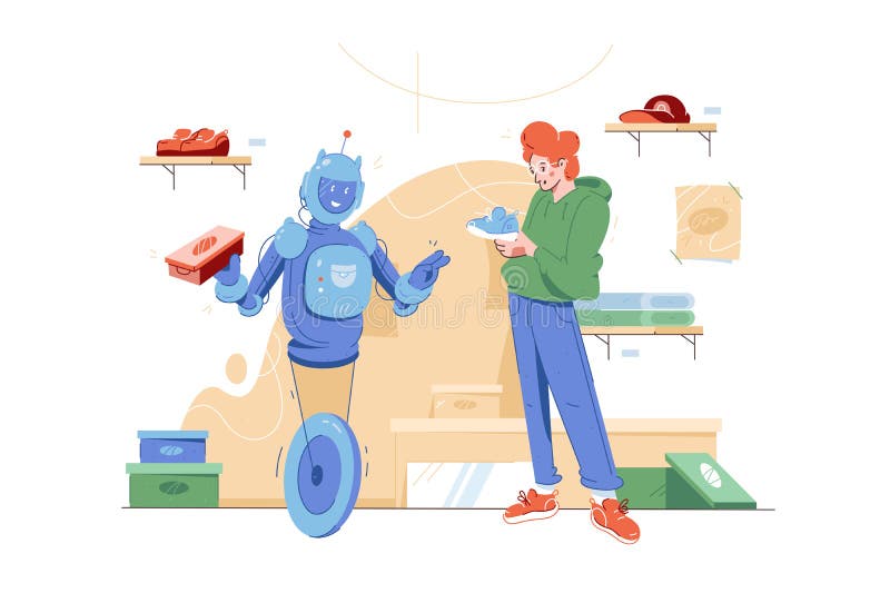 Shopping Mall Helper Stock Illustrations – 27 Shopping Mall Helper ...