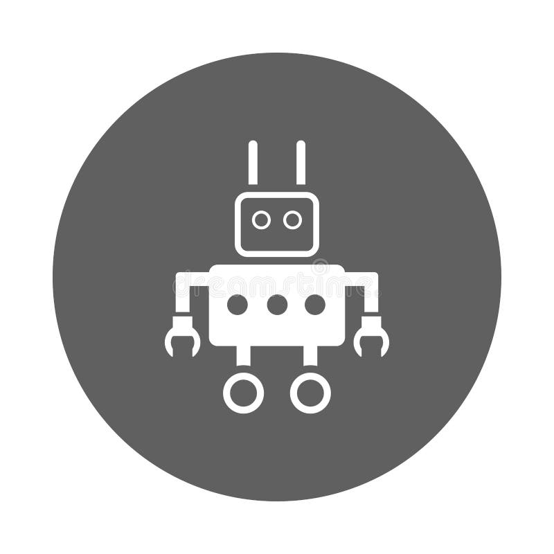 Robot, Home, Assistant Icon. Gray Vector Graphics Stock Illustration ...