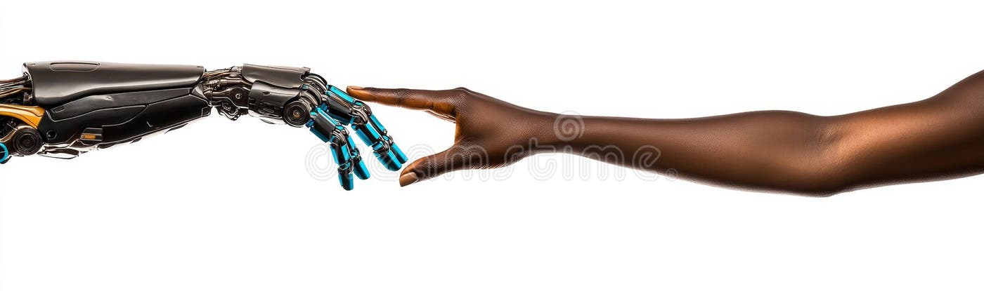 548 Fingers Touching Ai Human Stock Photos - Free & Royalty-Free Stock ...