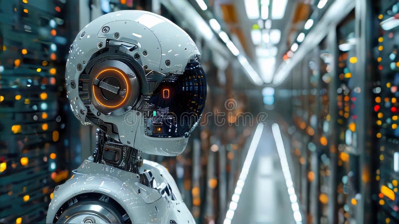 Robot Humanoid Future Technology Concept of Artificial Intelligence for ...