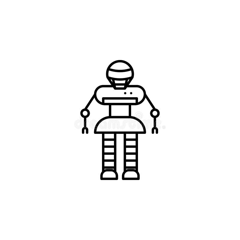 Robot Icon. Element of Robotics Engineering for Mobile Concept and Web ...