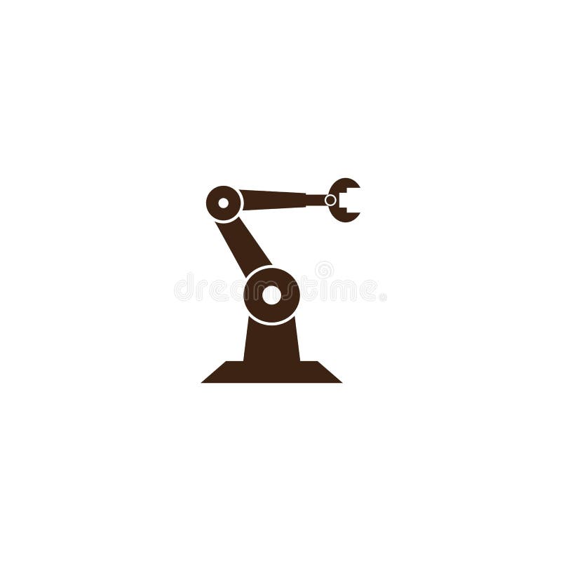 Industrial robot logo stock vector. Illustration of robotic - 247817509