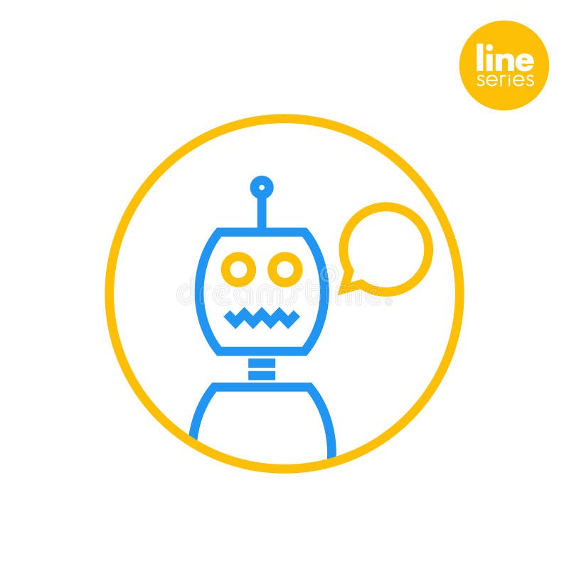 Robotics Line Icon, Robot, Mechanical Engineering Stock Vector ... Robotics Line Icon, Robot, Mechanical Engineering Stock Vector ...
