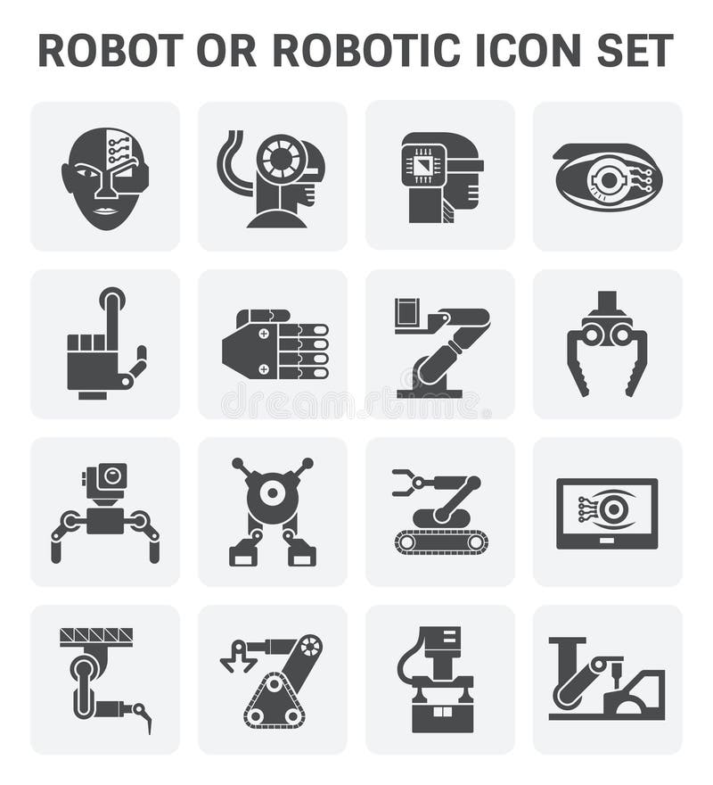 Robot icon stock vector. Illustration of signal, illustrator - 14611071