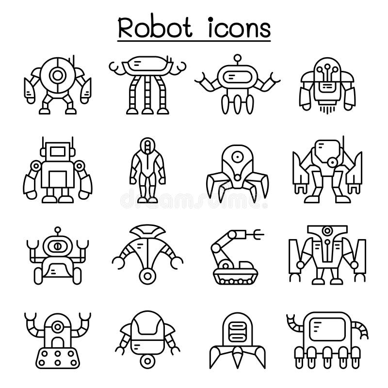 Machine Learning Icon Set Vector Illustration Graphic Design Stock ...