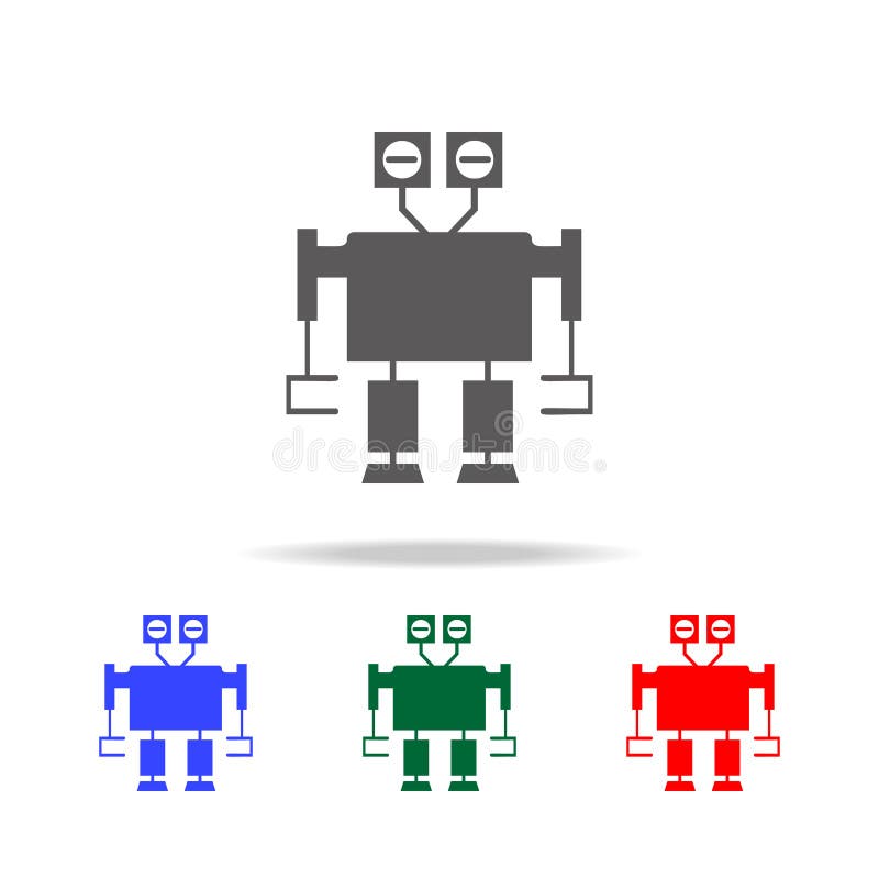 Robot Icons. Elements of Robots in Multi Colored Icons. Premium Quality ...