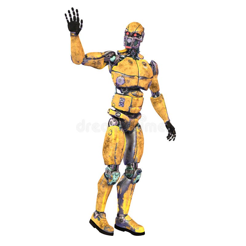 Robot stock illustration. Illustration of future, cyborg - 60564870