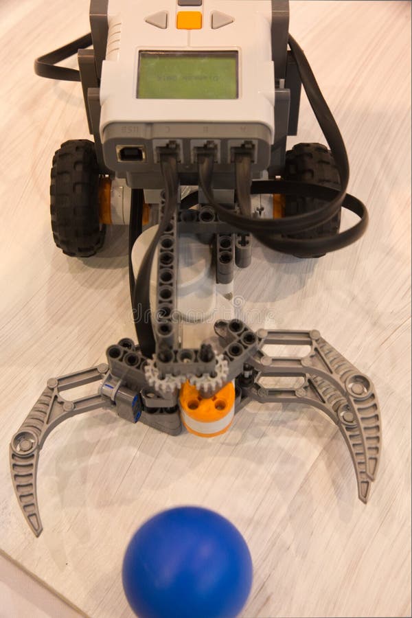A Robot stock photo. Image of ball, toys, tech, robotic - 70649342
