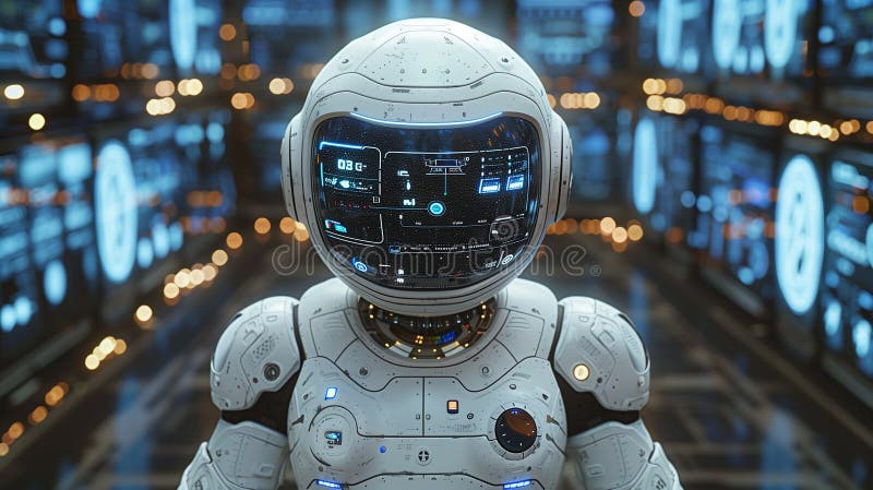 Robot Innovation: Futuristic Android Model, Epitome of Technological ...