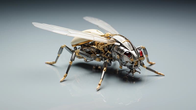 A Robot Insect. a Robot Mosquito or Fly. Stock Illustration ...