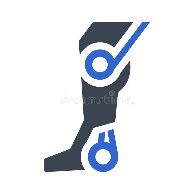Robot leg icon stock vector. Illustration of symbol - 352423612