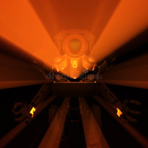 Robot Light stock illustration. Illustration of character - 6011036