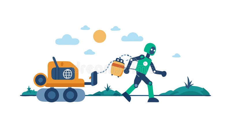 Robot Loading Debris Onto a Vehicle, Automated Construction, Clean-up ...