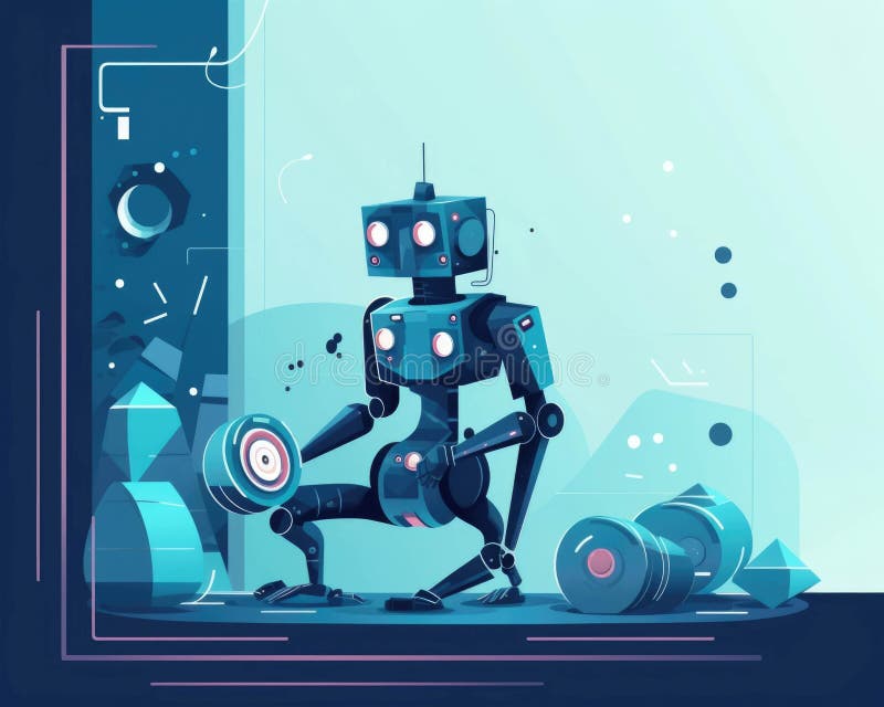 A Robot Loading Up a Video Game and Selecting the Content Most Suitable ...