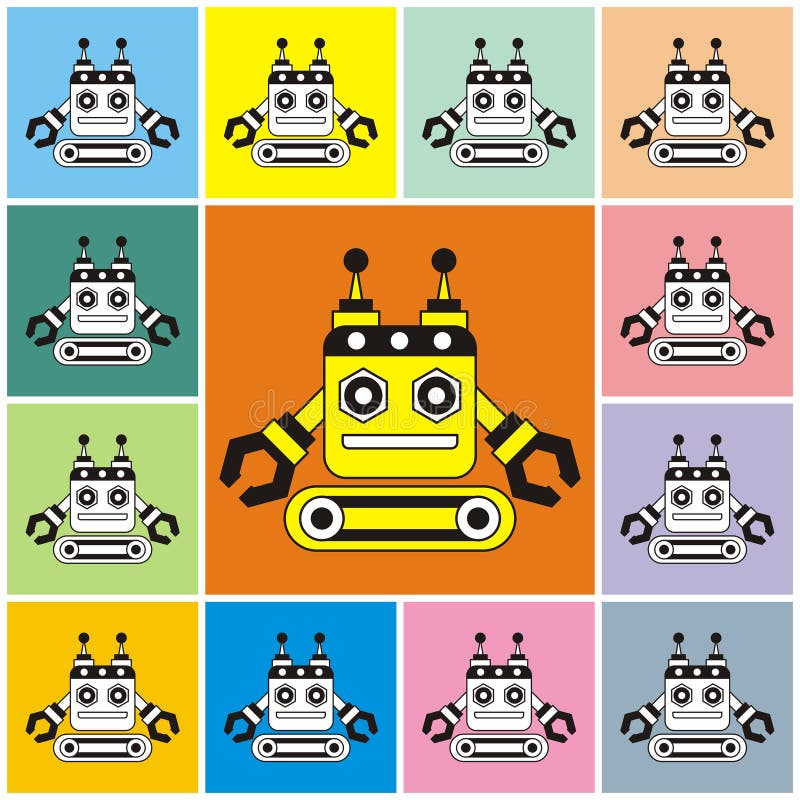 Robot Logo Vector Illustration - Future Technology - Artificial ...