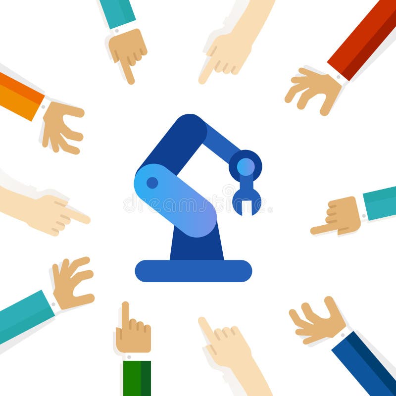 Robot Machine Technology Modern Engineering Automatic Device ...