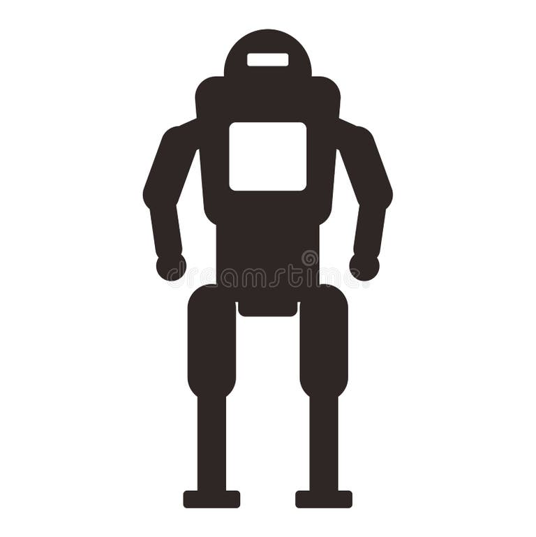 Robot Machine, Vector Illustration Stock Vector - Illustration of tech ...