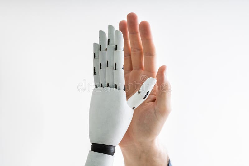 Robot High Five Stock Photos - Free & Royalty-Free Stock Photos from ...