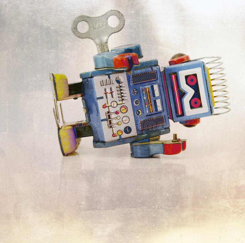 Robot man on his side stock photo. Image of automaton - 175760408