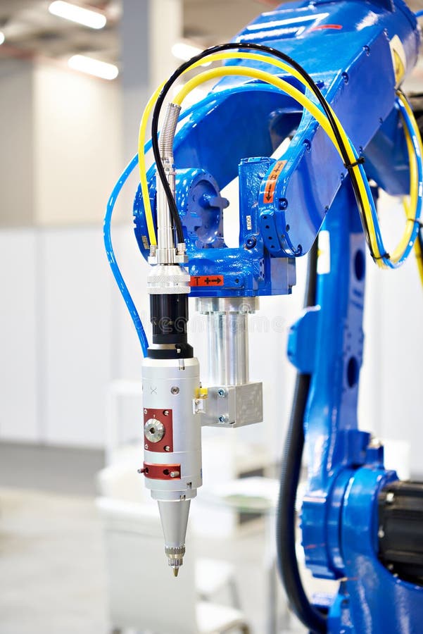 Robot manipulator industry stock photo. Image of electronics - 283193094