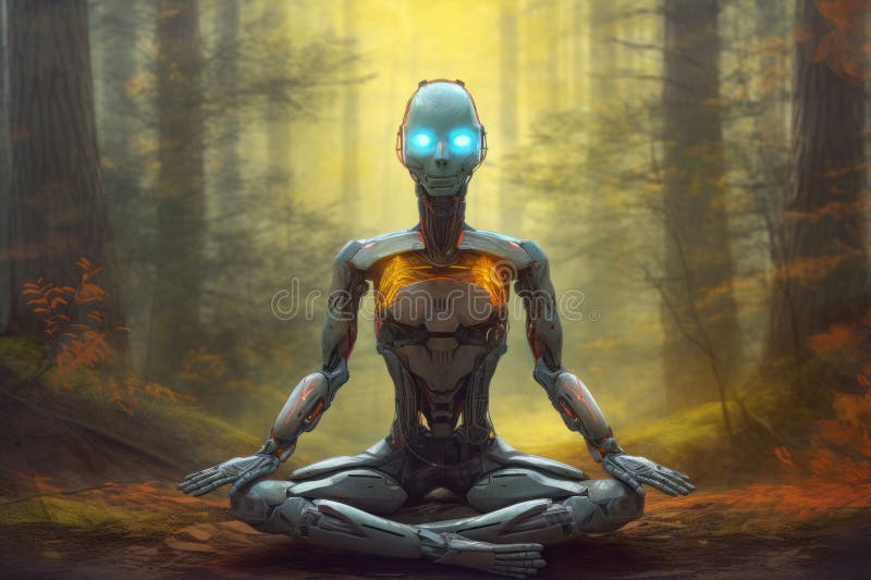 Meditating Ai Stock Illustrations – 6,232 Meditating Ai Stock ...