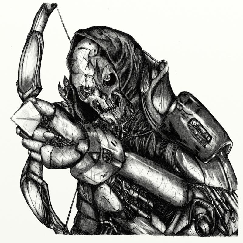 Clipart (images Graphiques) De Vecteur De Crâne De Robot Illustration ...